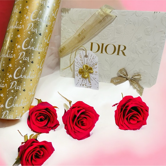 Dior | Holiday | Dior Doublesided Wrapping Papergift Bagbowgift Tag New ...